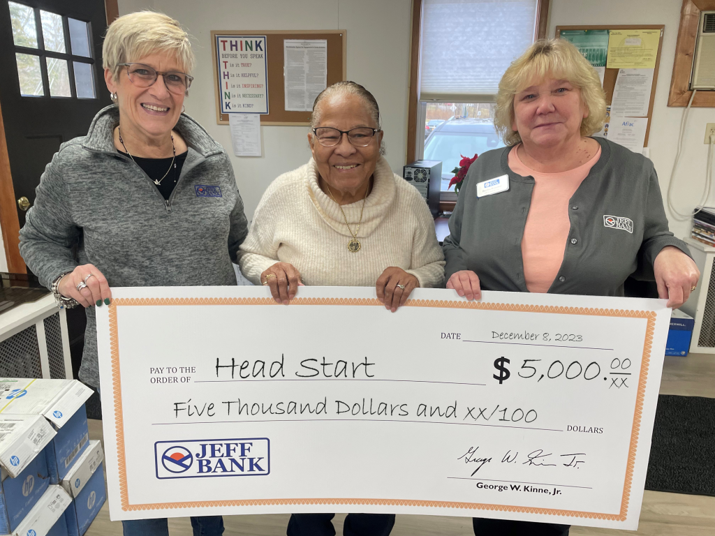 Jeff Bank Awards $5,000 Grant to Sullivan County Head Start | Jeff Bank